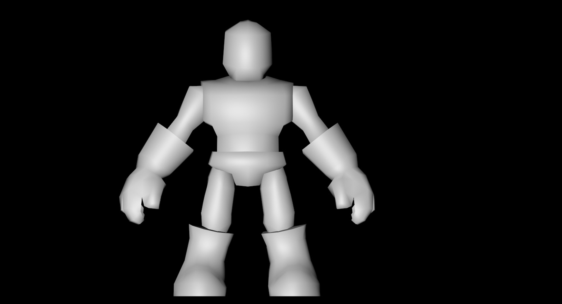 3d Rigged Humanoid Model