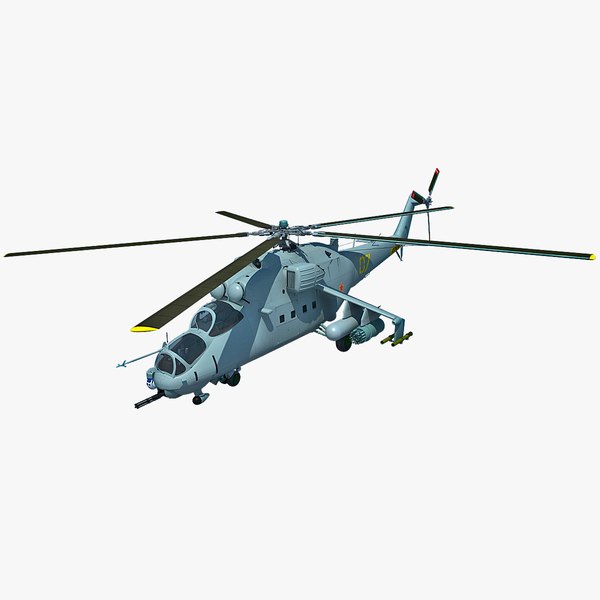 3d model mi 35 2 rigged