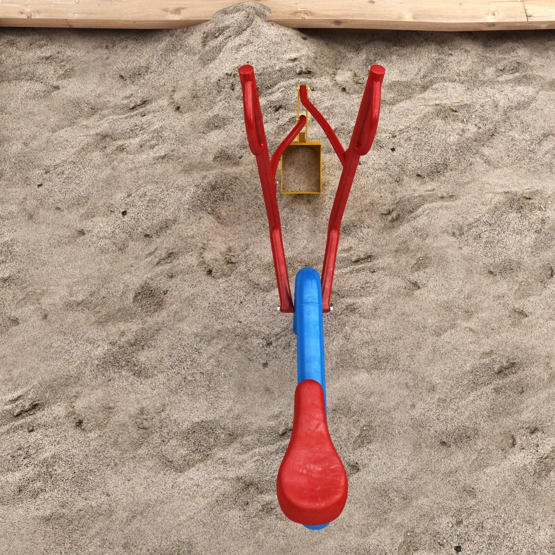 3d sand digger dig model