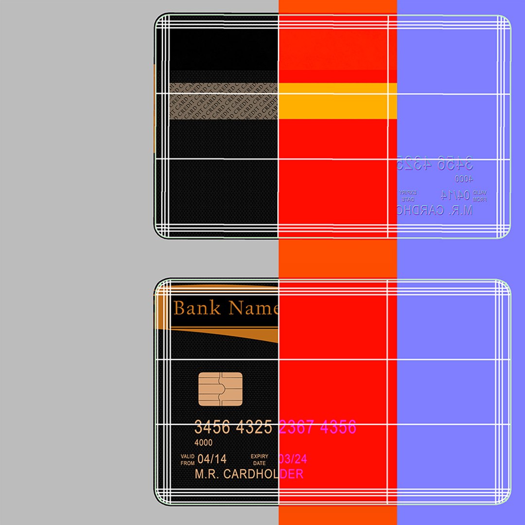 Bank Card 3D - TurboSquid 1424105