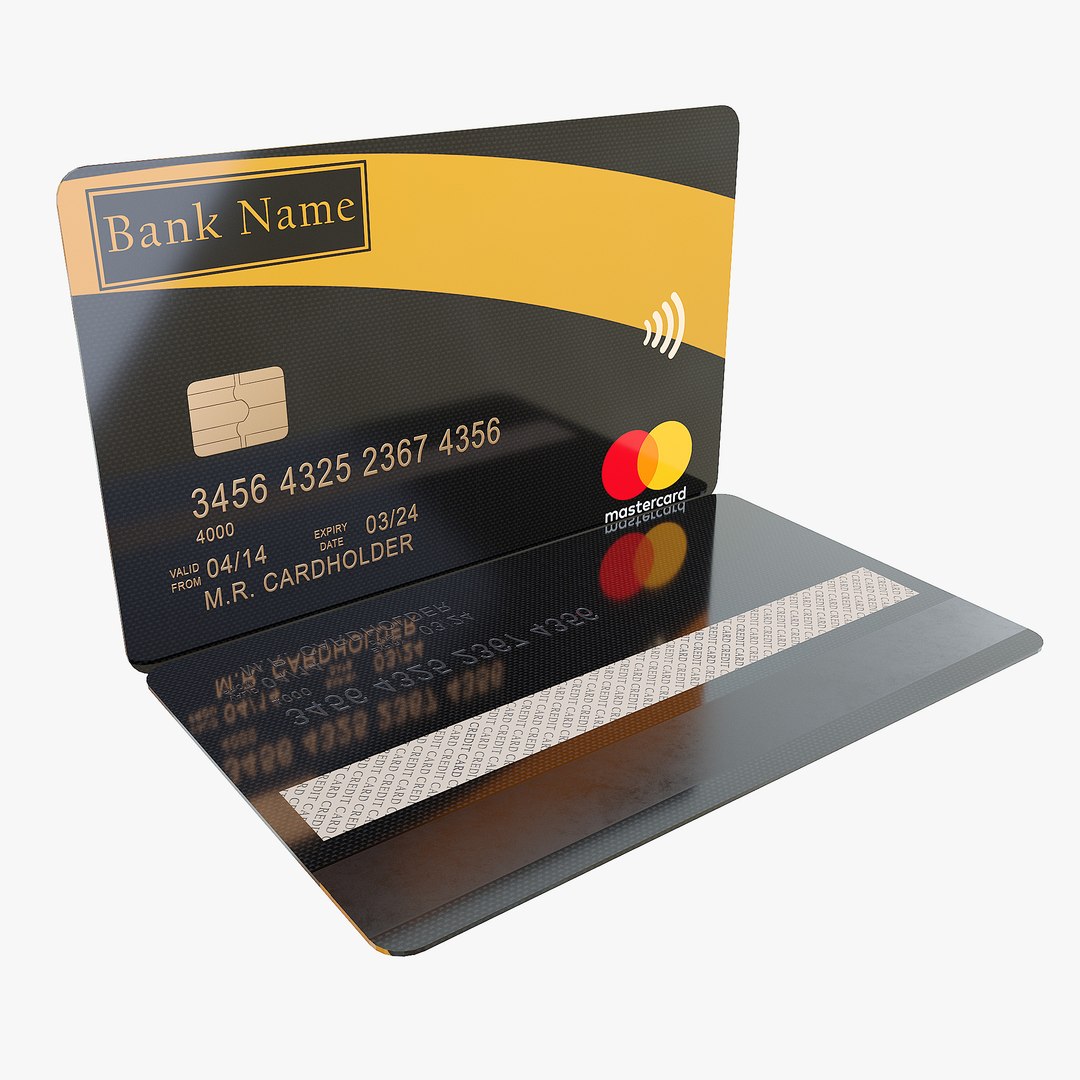 Bank Card 3D - TurboSquid 1424105
