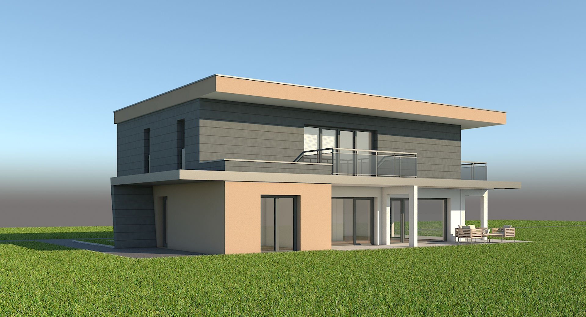 3d Modern Single Family Home