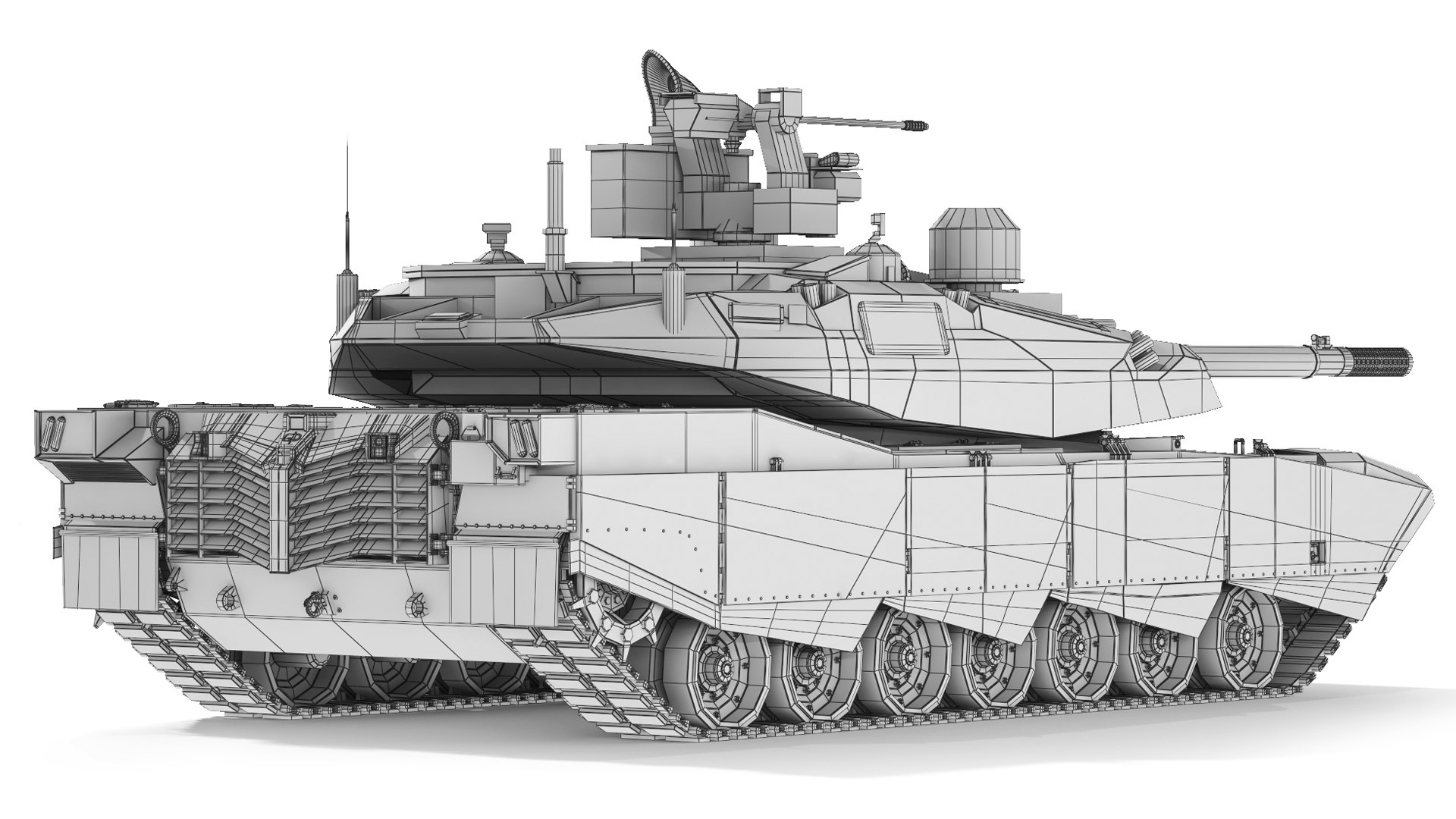 3D Tank Abrams-X 2022 Model - TurboSquid 2063585
