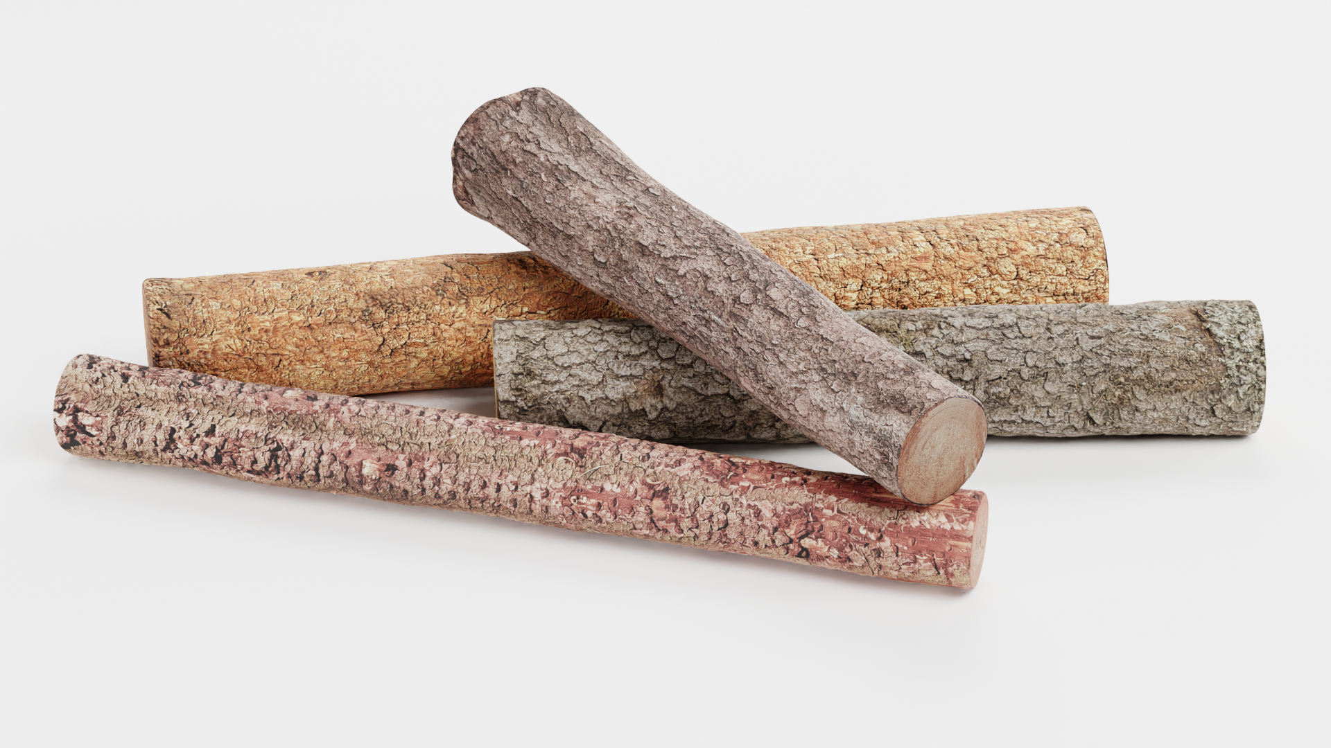 Tree Logs 6 3D Model - TurboSquid 1875522