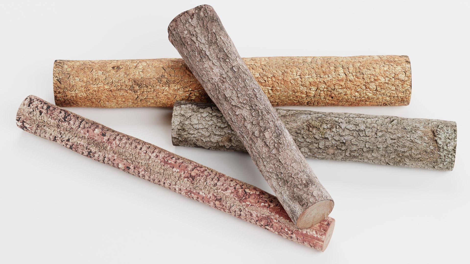 Tree Logs 6 3D Model - TurboSquid 1875522