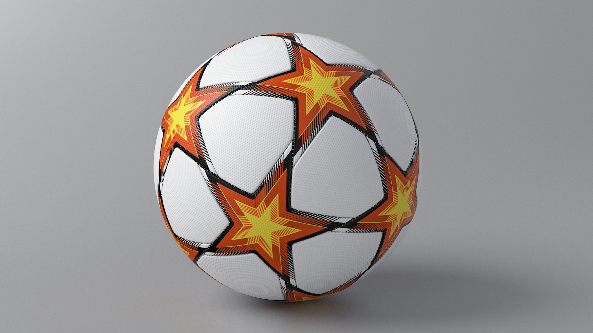 3D Soccer Ball Stars Shifted - TurboSquid 2403172