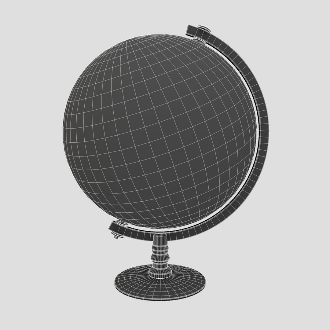 globe 3d model