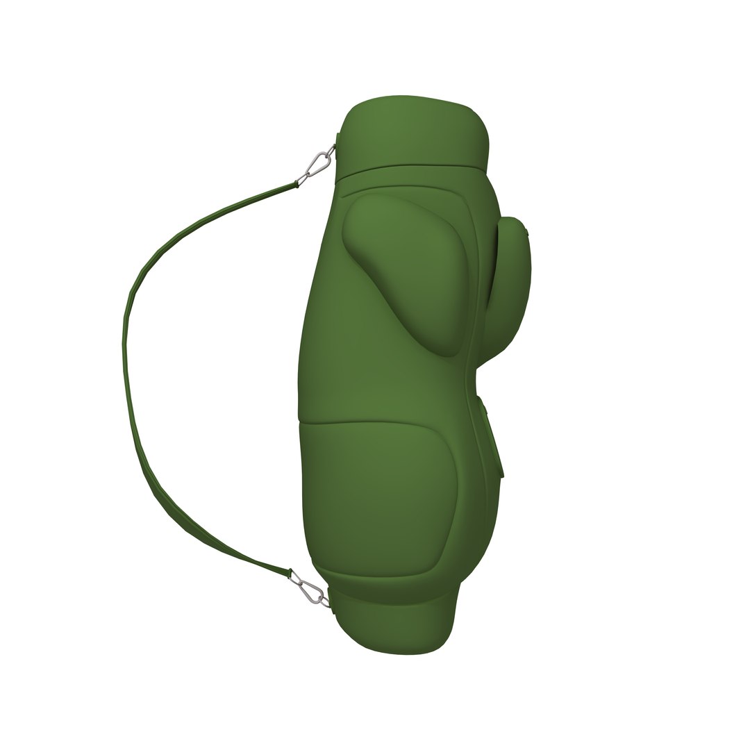 Backpack green cartoon model - TurboSquid 1737952