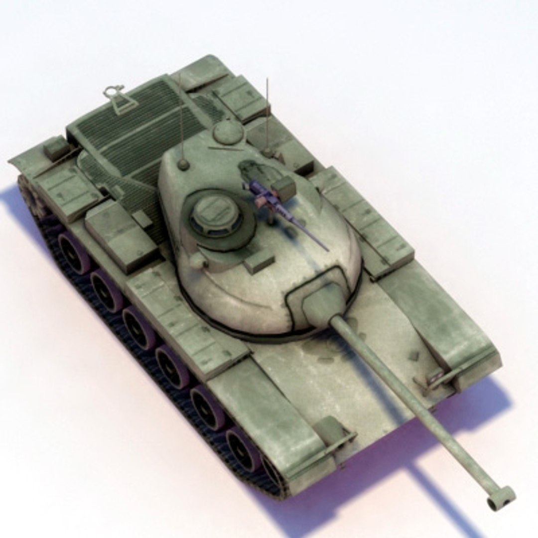3d M47 Patton Tank 3dmodel