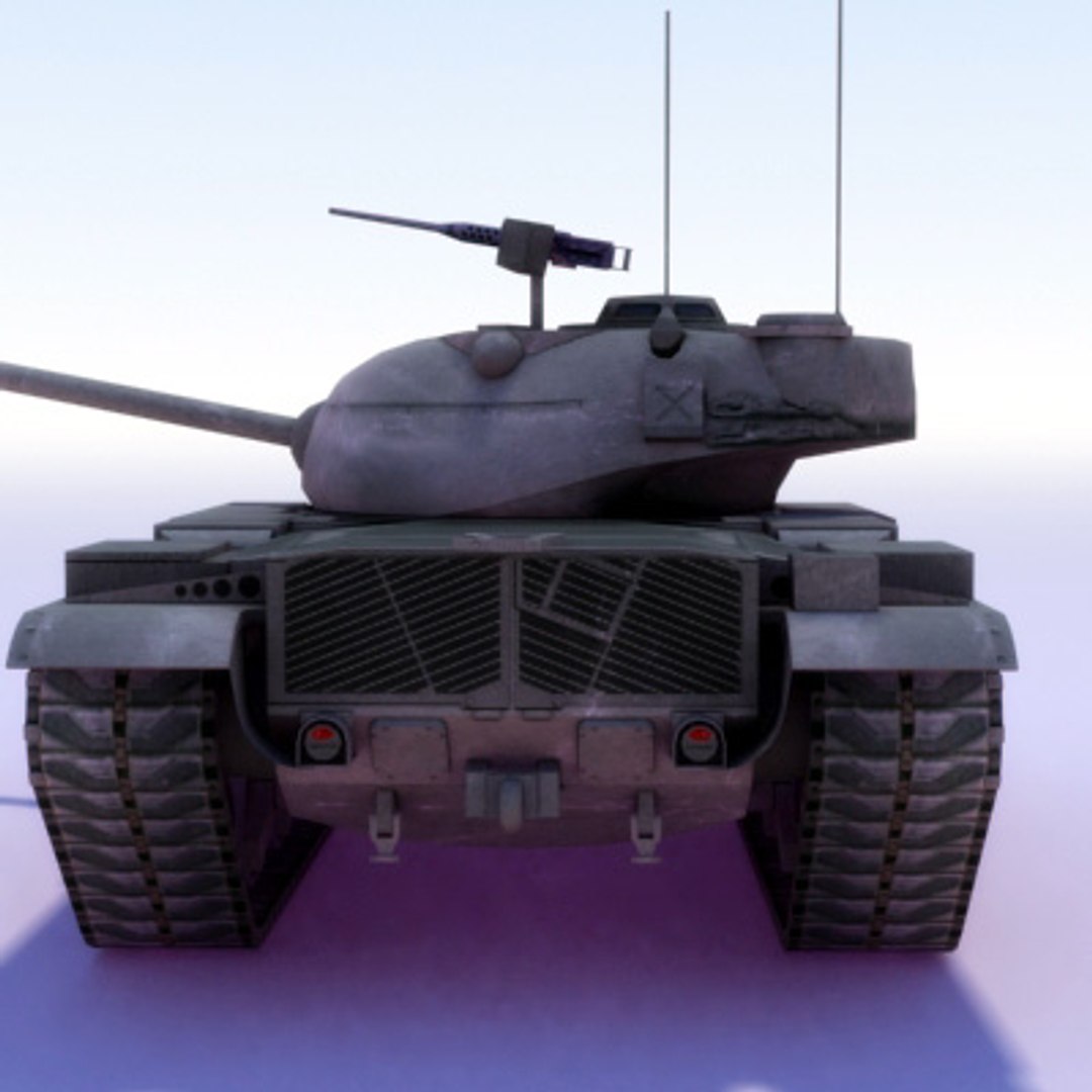 3d M47 Patton Tank 3dmodel