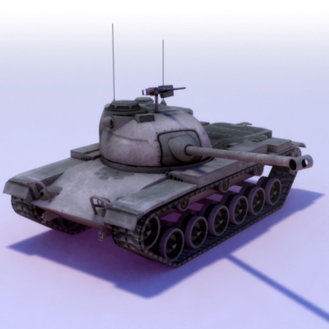 3d M47 Patton Tank 3dmodel