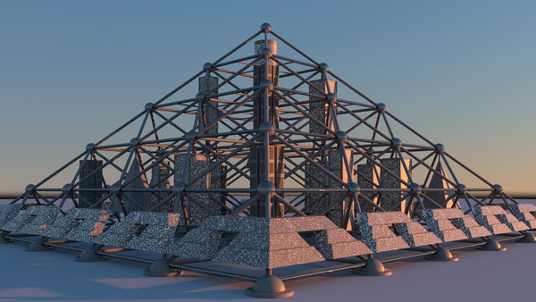 Shimizu Mega-City-Pyramide 3D-Modell - TurboSquid 1809005