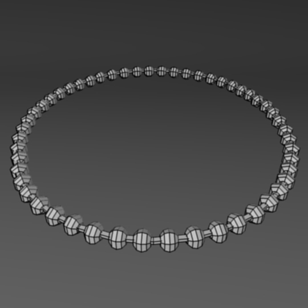 Neck Necklace 3d Model