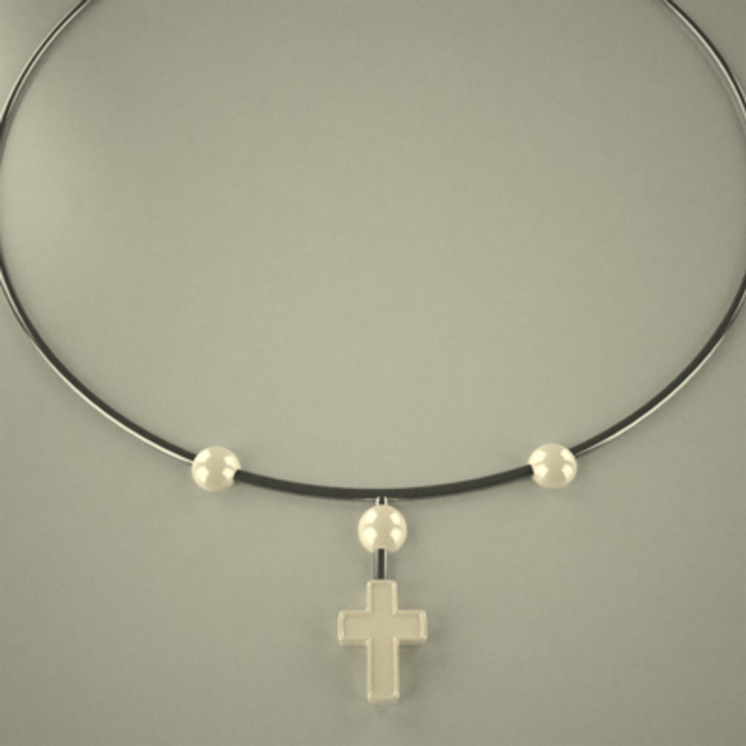 Neck Necklace 3d Model