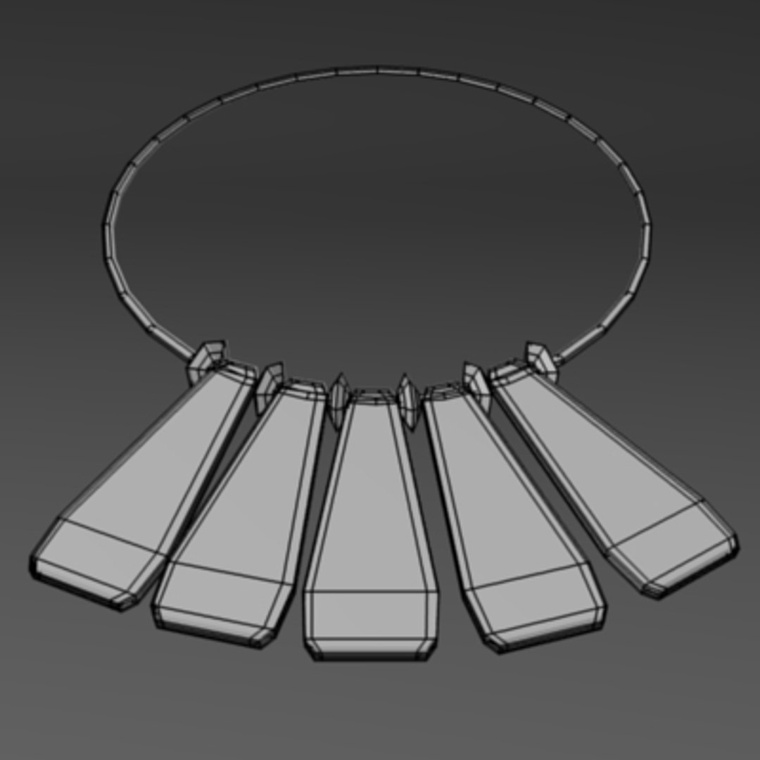 Neck Necklace 3d Model