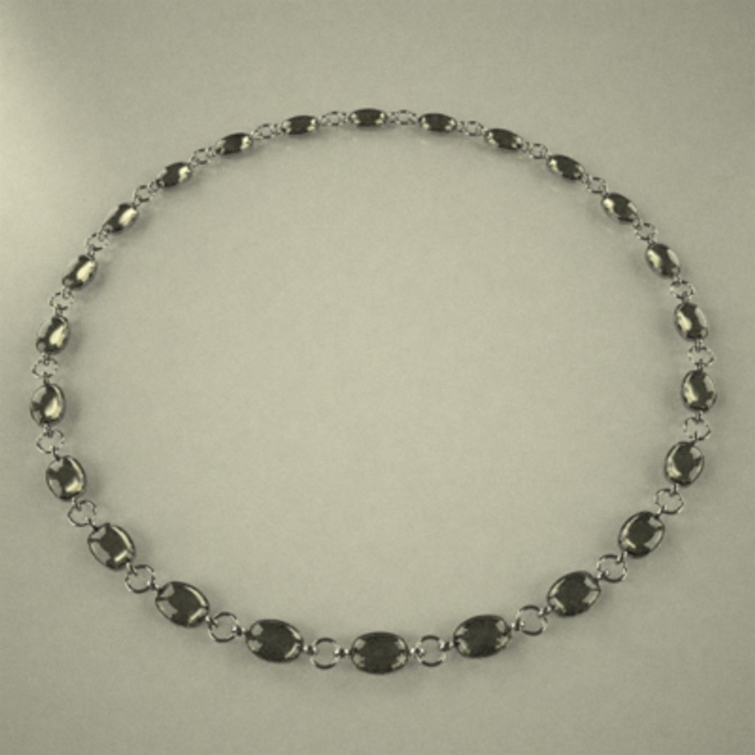 Neck Necklace 3d Model