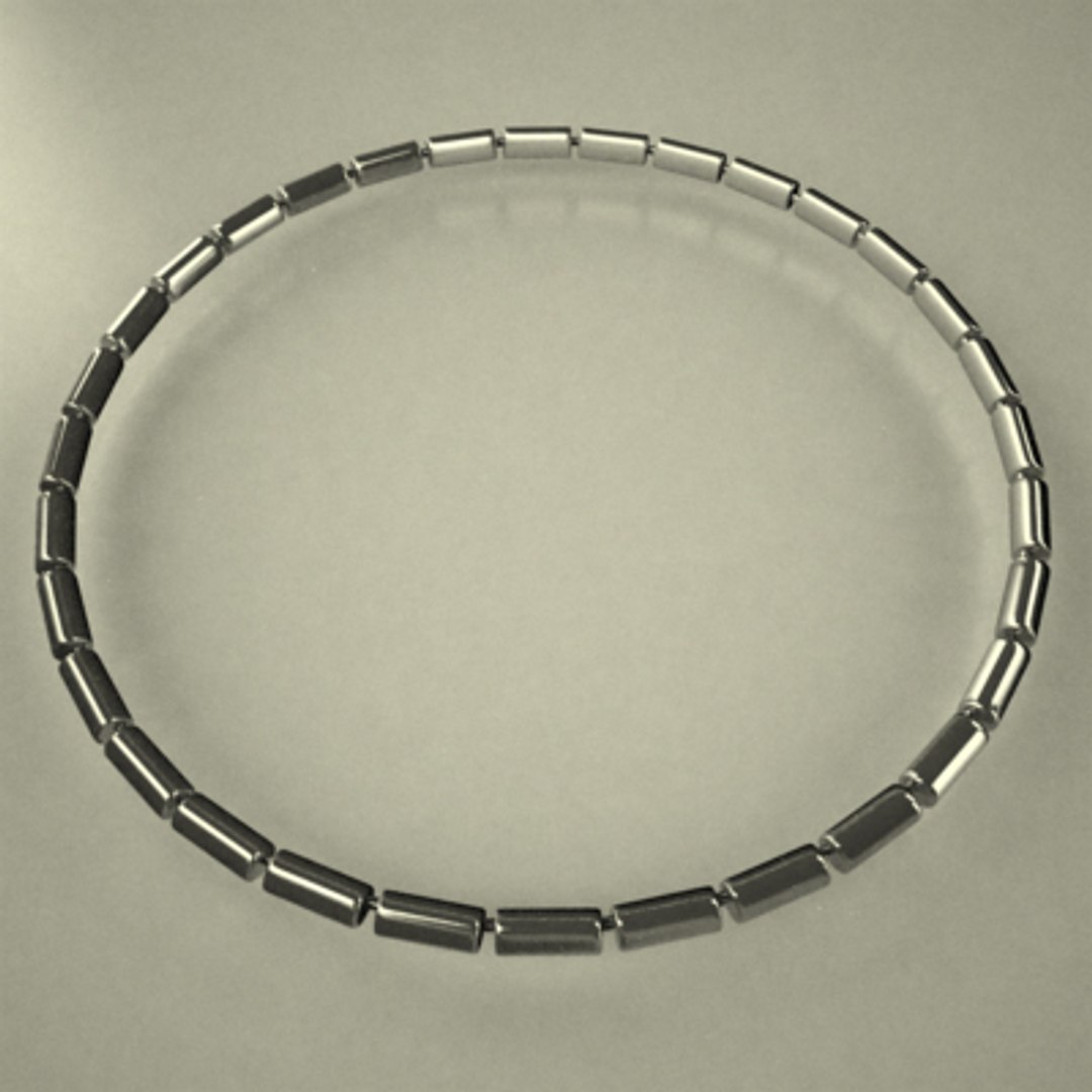 Neck Necklace 3d Model