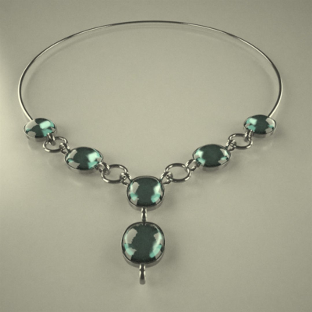Neck Necklace 3d Model