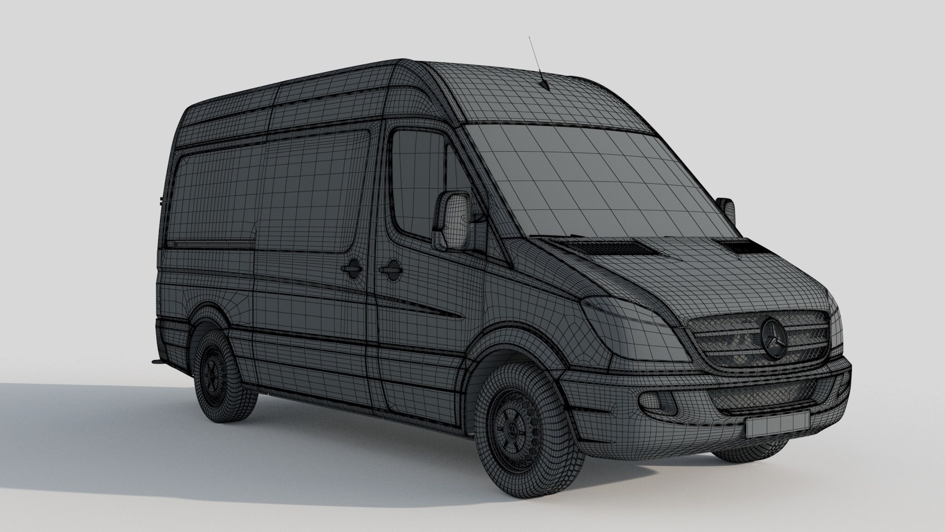 3D Mercedes Benz Sprinter model - TurboSquid 1894880