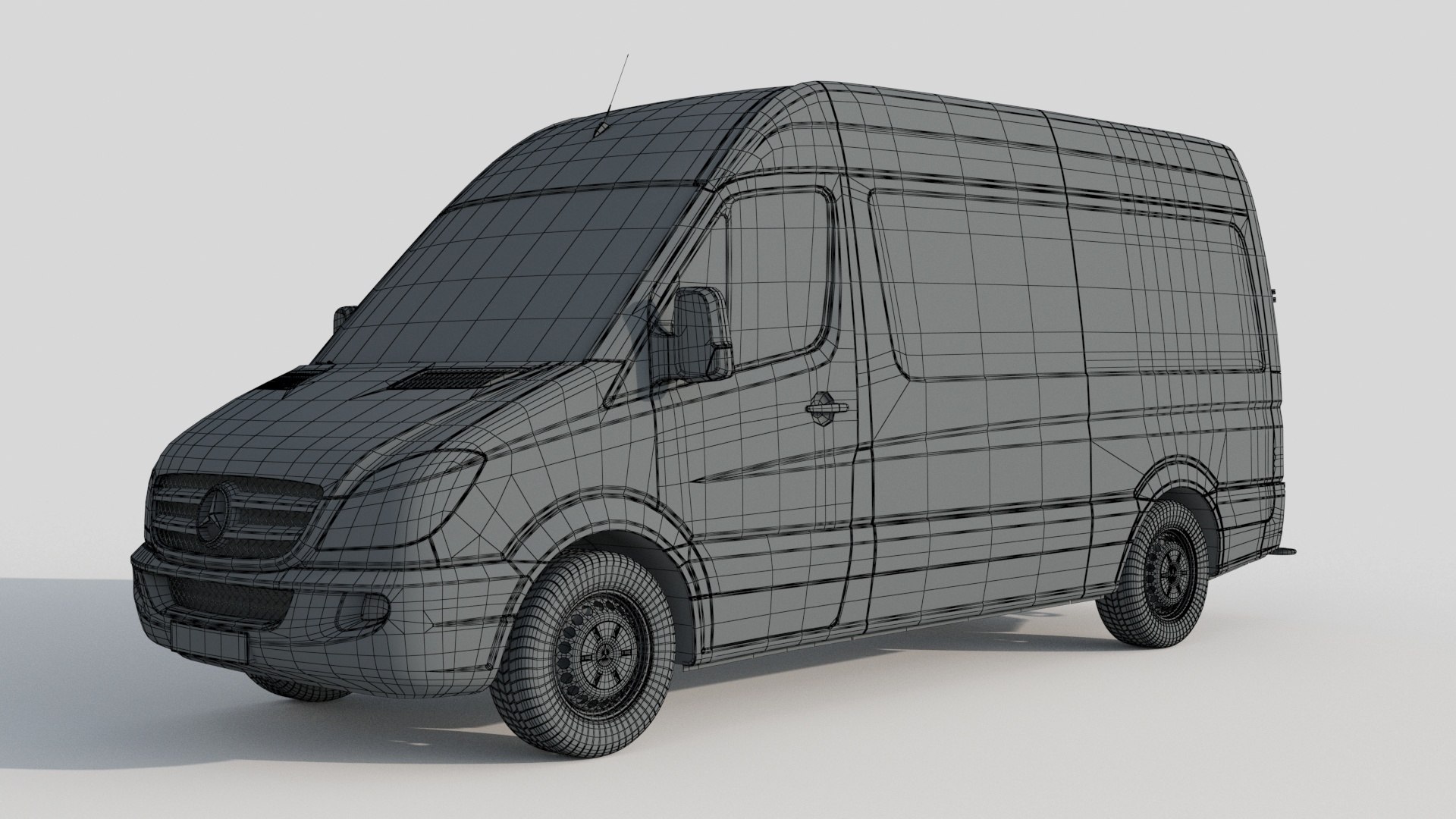 3D Mercedes Benz Sprinter model - TurboSquid 1894880