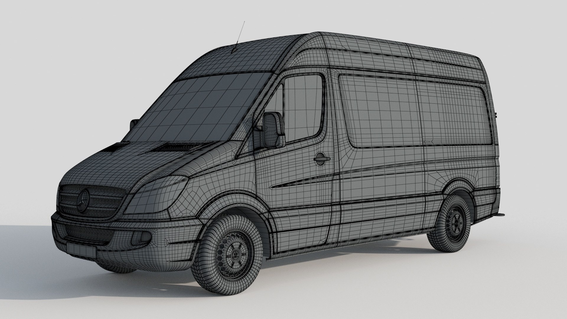 3D Mercedes Benz Sprinter model - TurboSquid 1894880