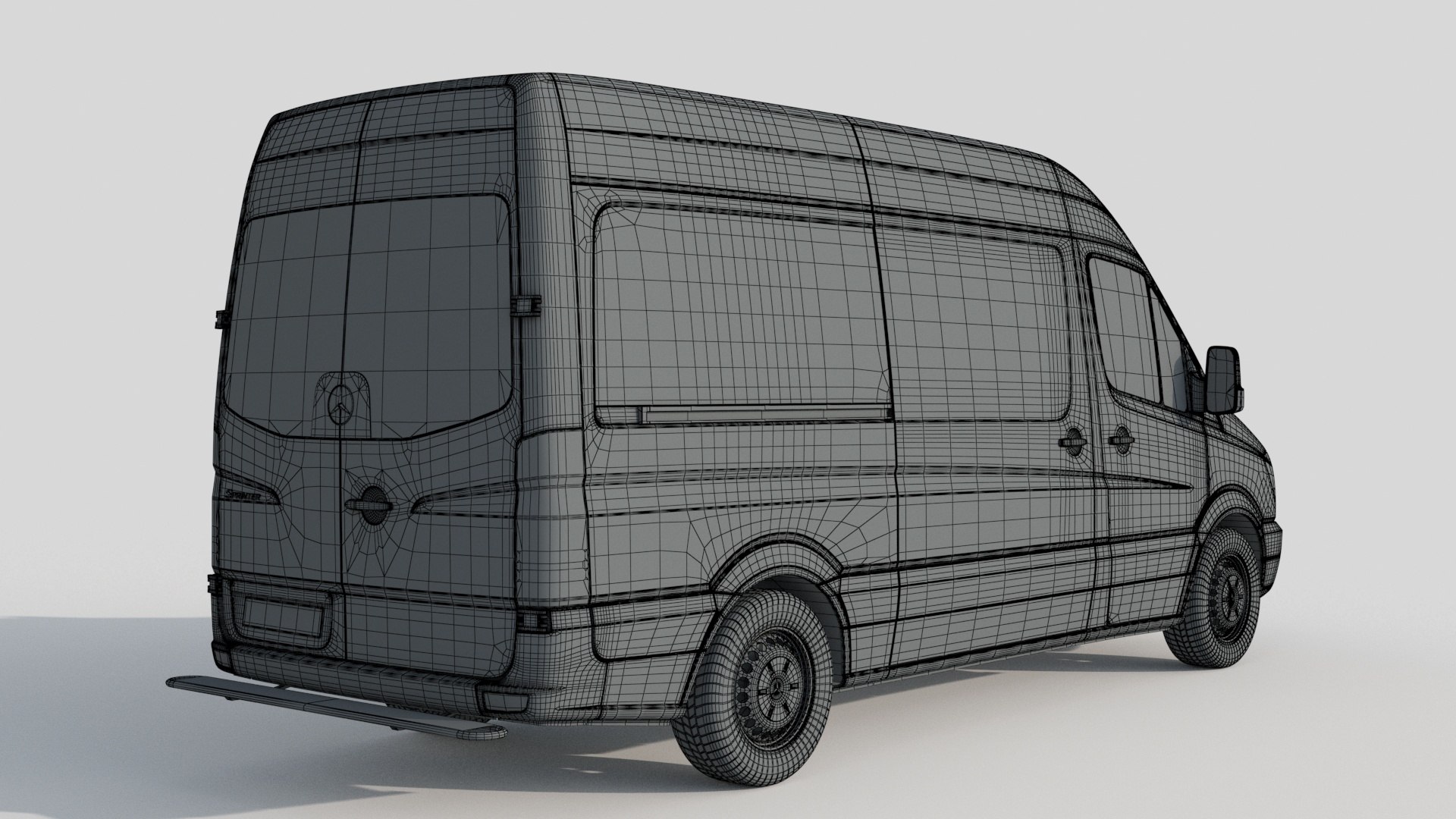 3D Mercedes Benz Sprinter model - TurboSquid 1894880