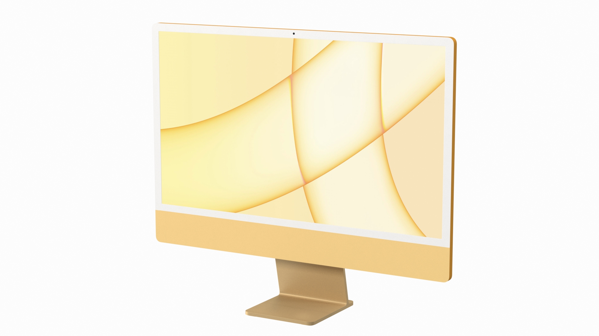 Apple IMac 2021 Yellow 3D Model - TurboSquid 1753368