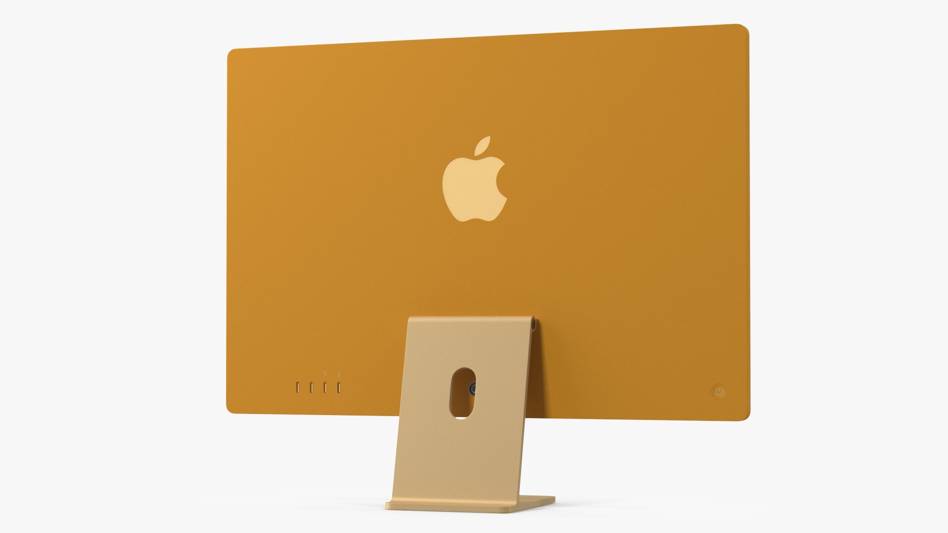 Apple IMac 2021 Yellow 3D Model - TurboSquid 1753368