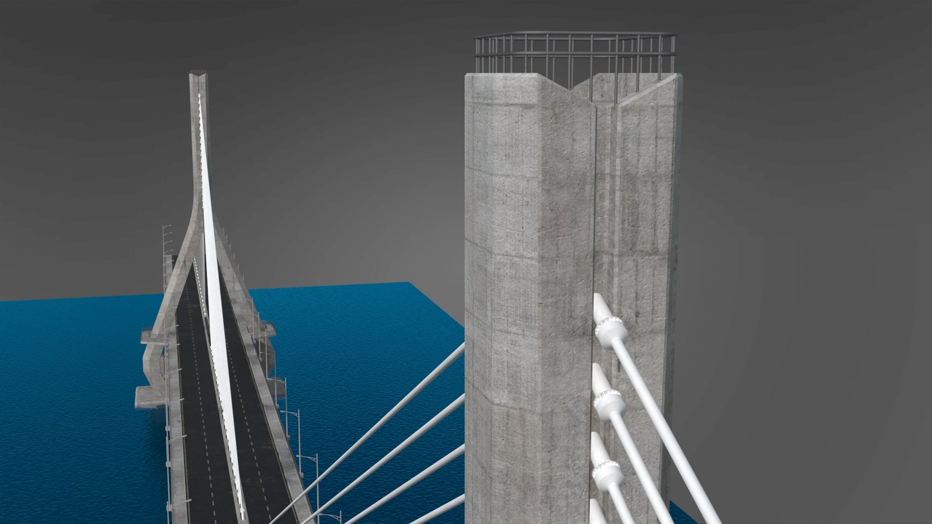 3D Nile Bridge - TurboSquid 1575658