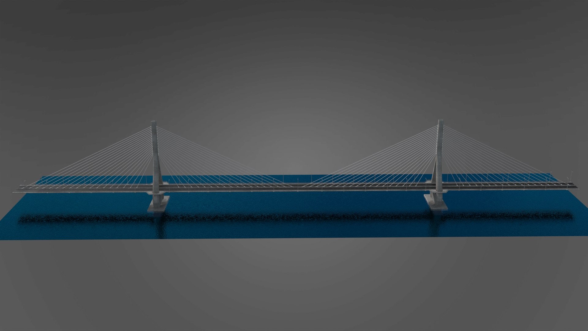 3D Nile Bridge - TurboSquid 1575658