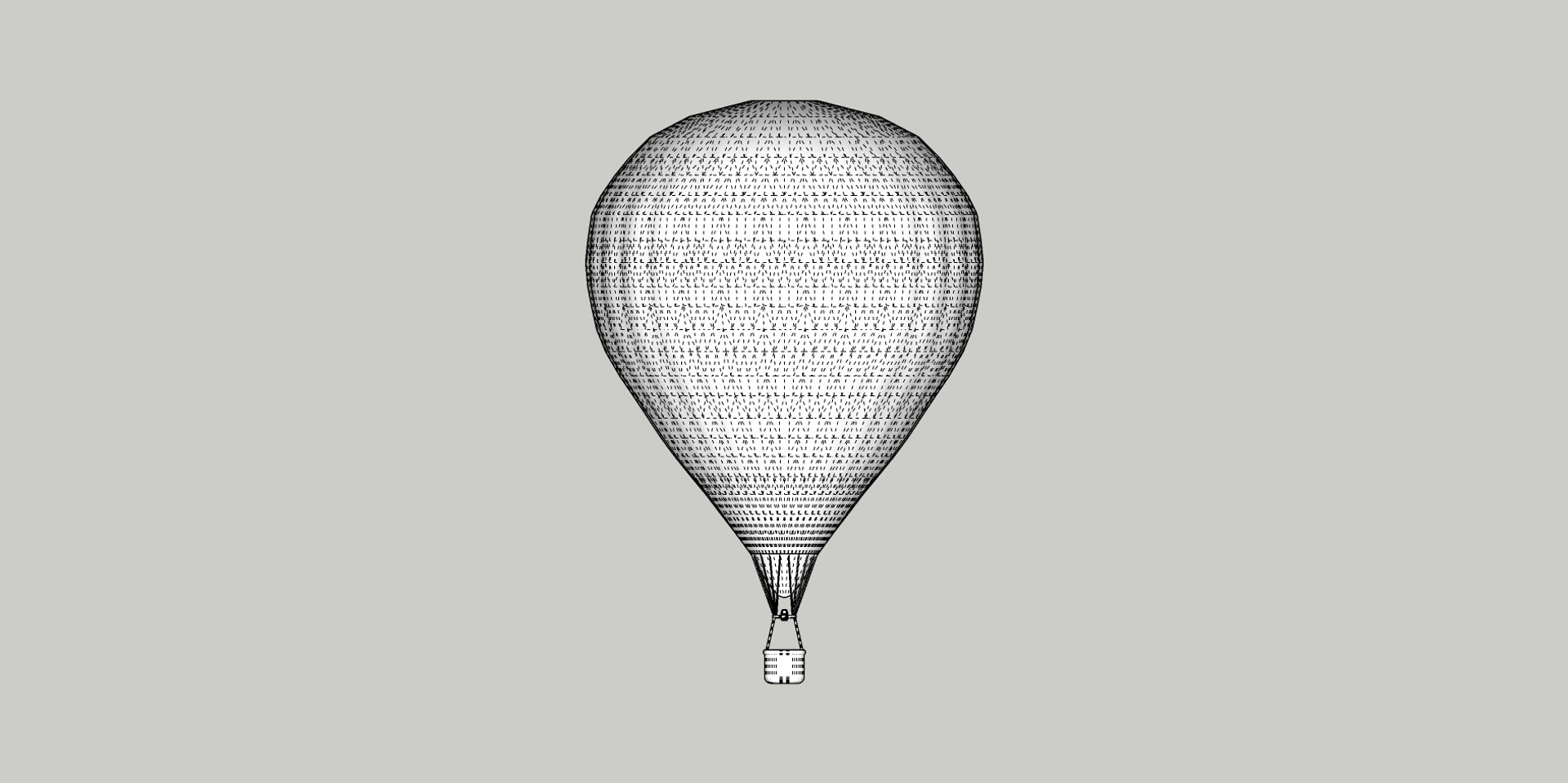 3D hot air ballon model - TurboSquid 1405419