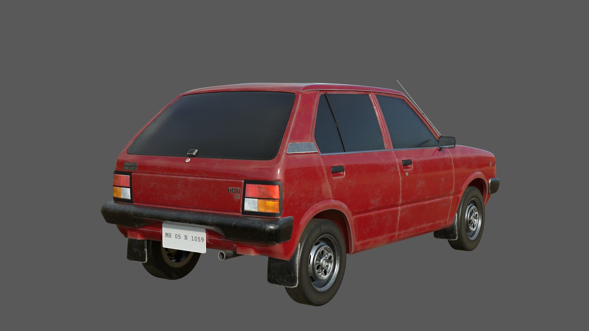 3D Maruti Suzuki 800 3D Model Model - TurboSquid 2201214