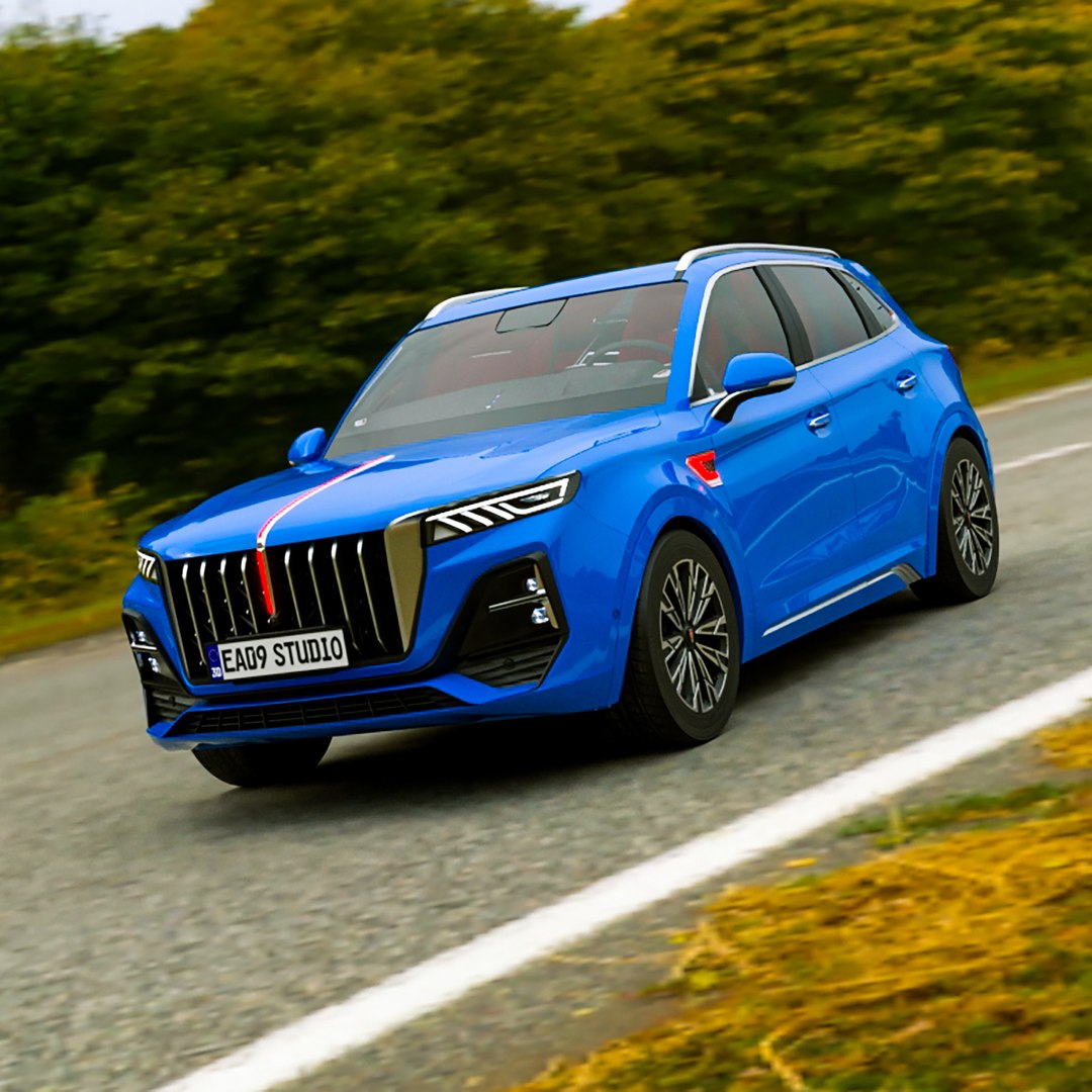 2024 Hongqi HS5 3D Model - TurboSquid 2208977