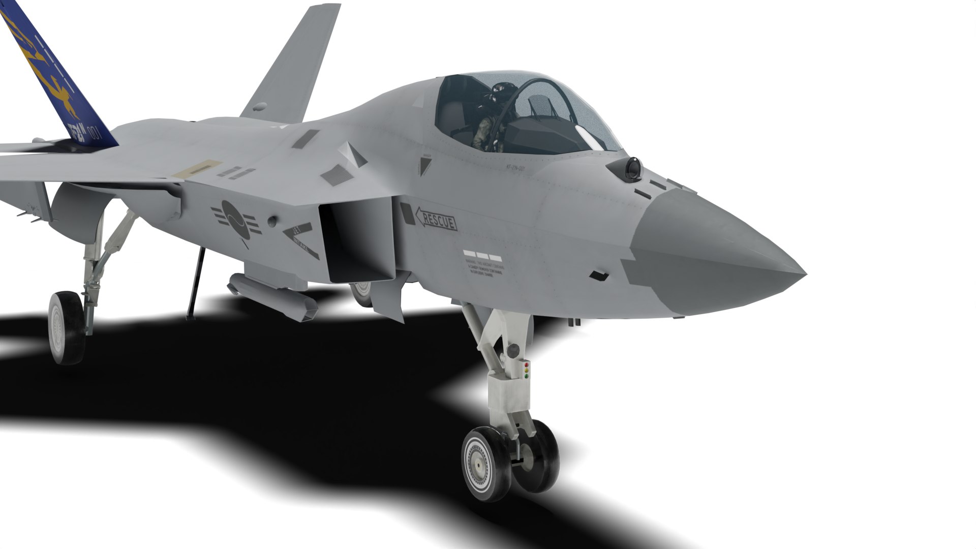 KF-21N Supersonic Fighter Jet 3D Model - TurboSquid 2326656