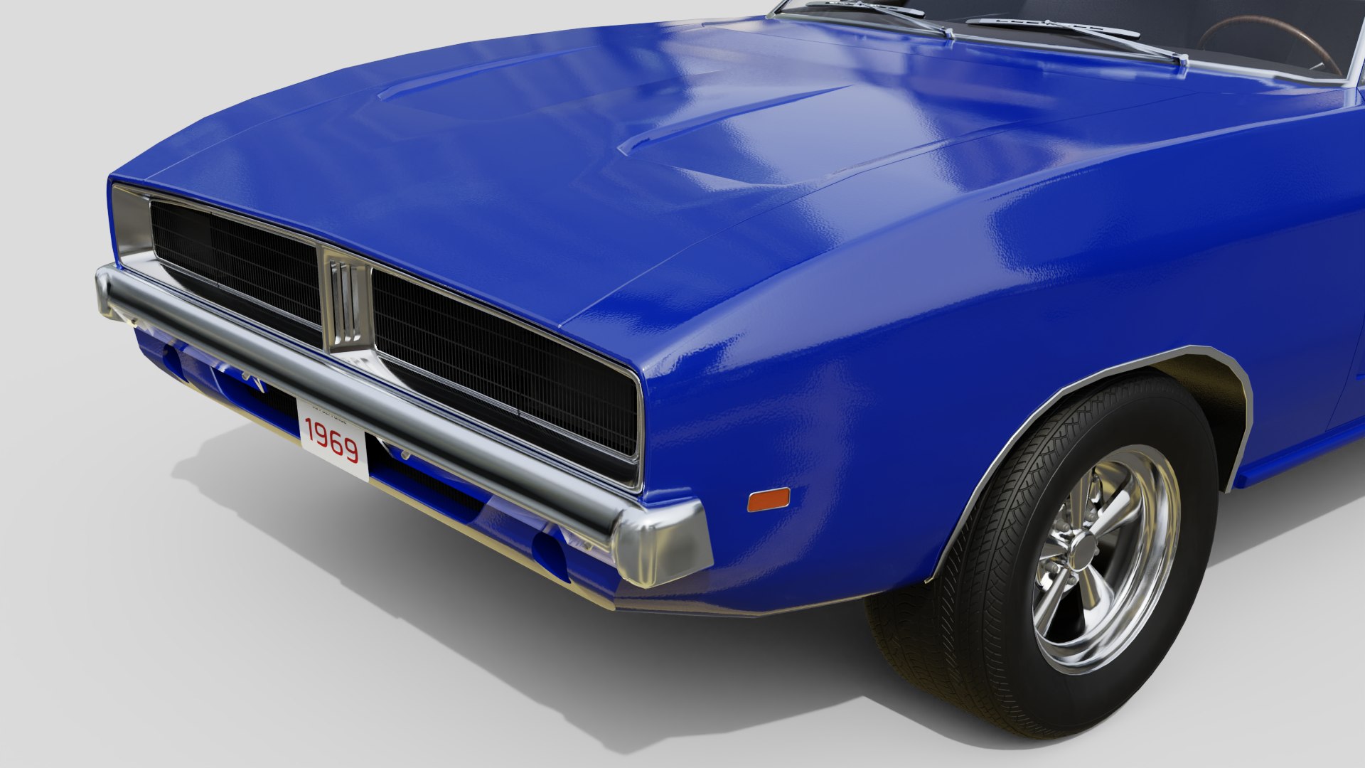 3D Classic Muscle Car Animation And Game-Ready - TurboSquid 2345415