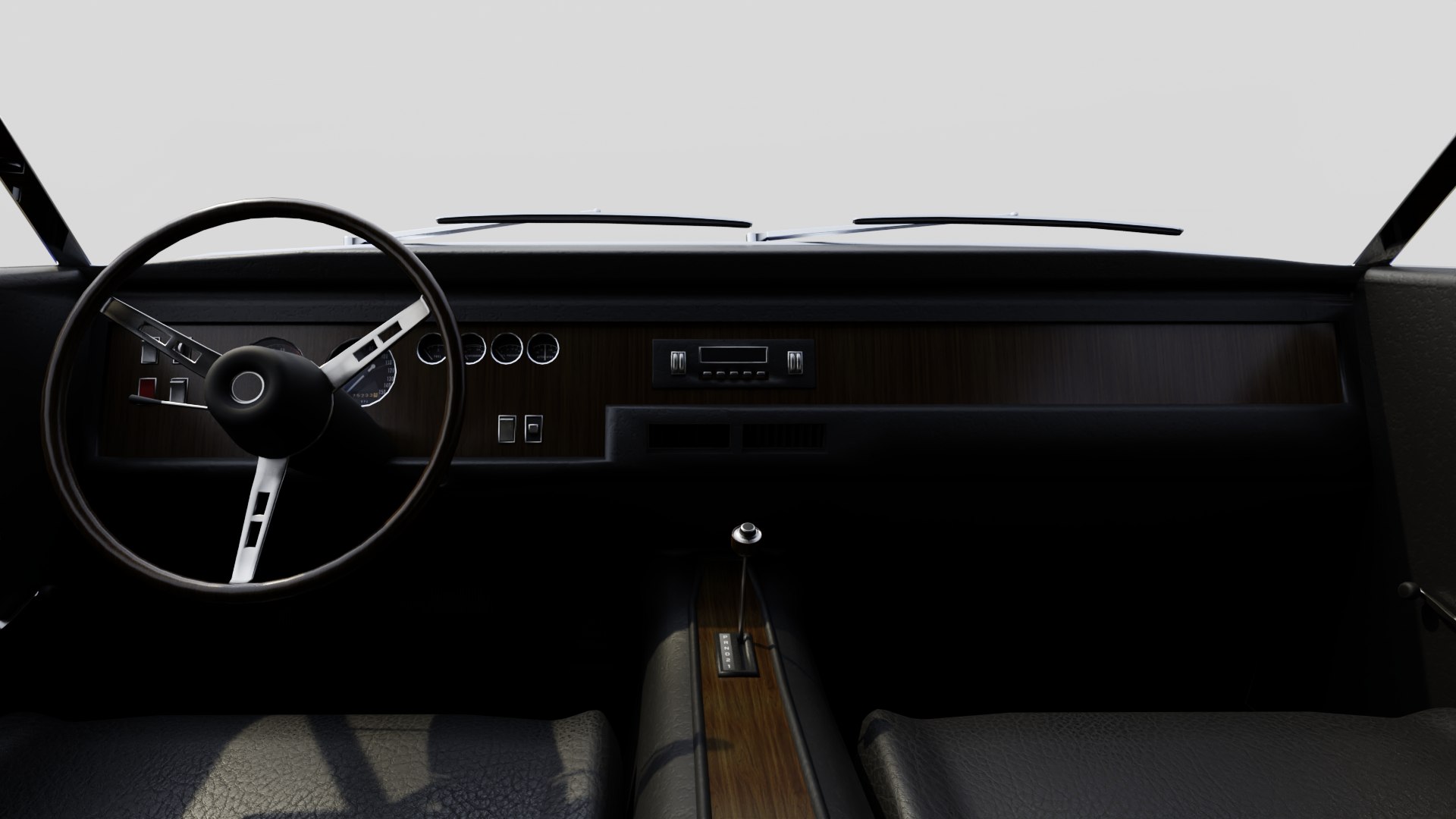 3D Classic Muscle Car Animation And Game-Ready - TurboSquid 2345415