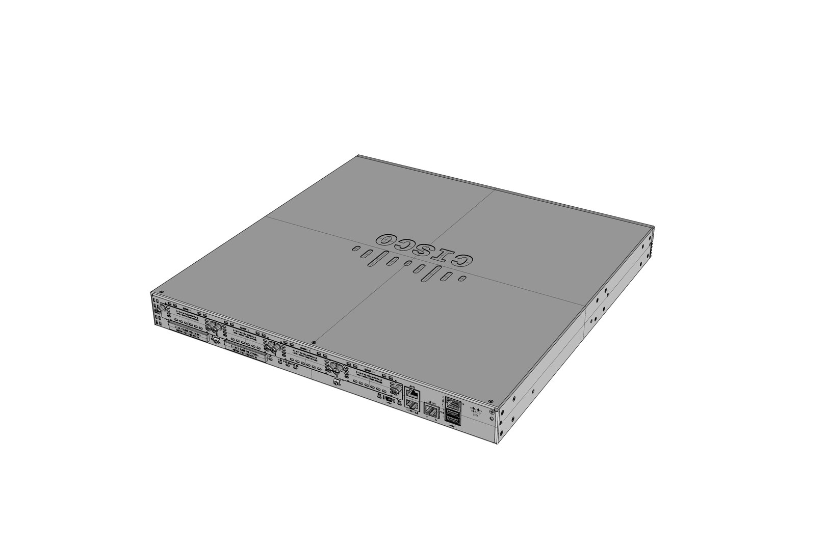 3D Router Cisco 2901 Model - TurboSquid 1443724