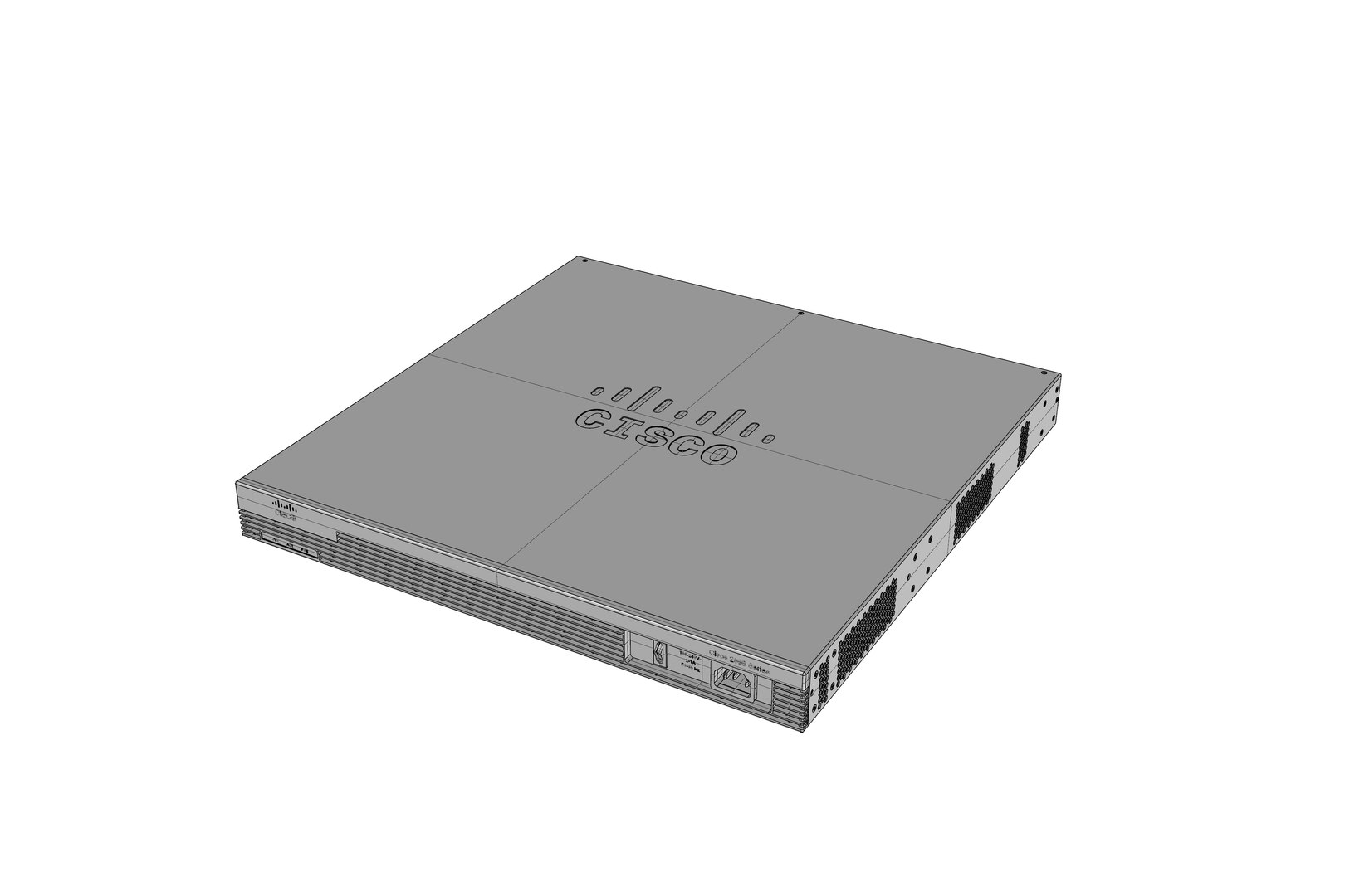 3D Router Cisco 2901 Model - TurboSquid 1443724