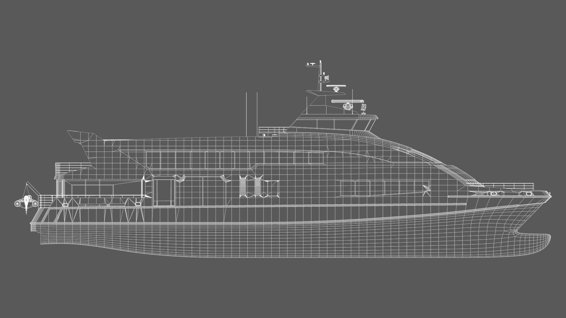 Catamaran Passenger Ferry - Model - TurboSquid 1692001