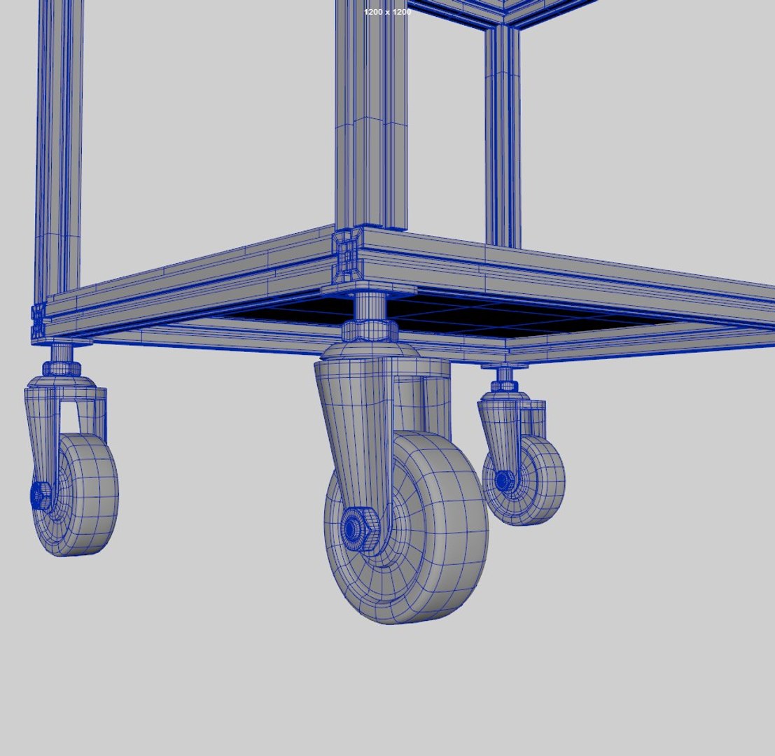 3d model dolly cart