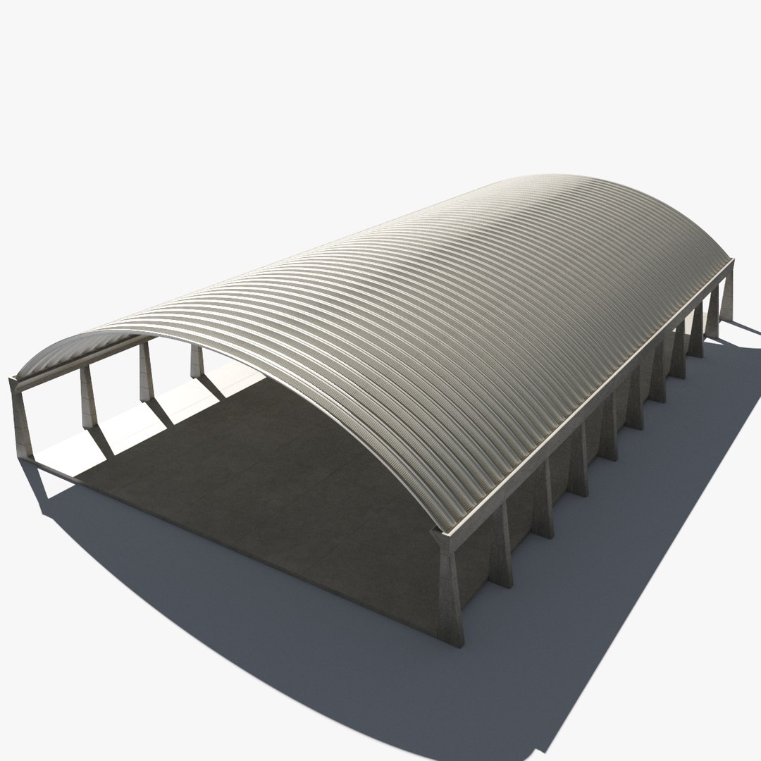 Arch Roof 3D - TurboSquid 2037700