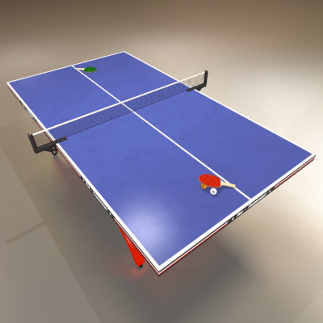 Table Tennis 3d Model