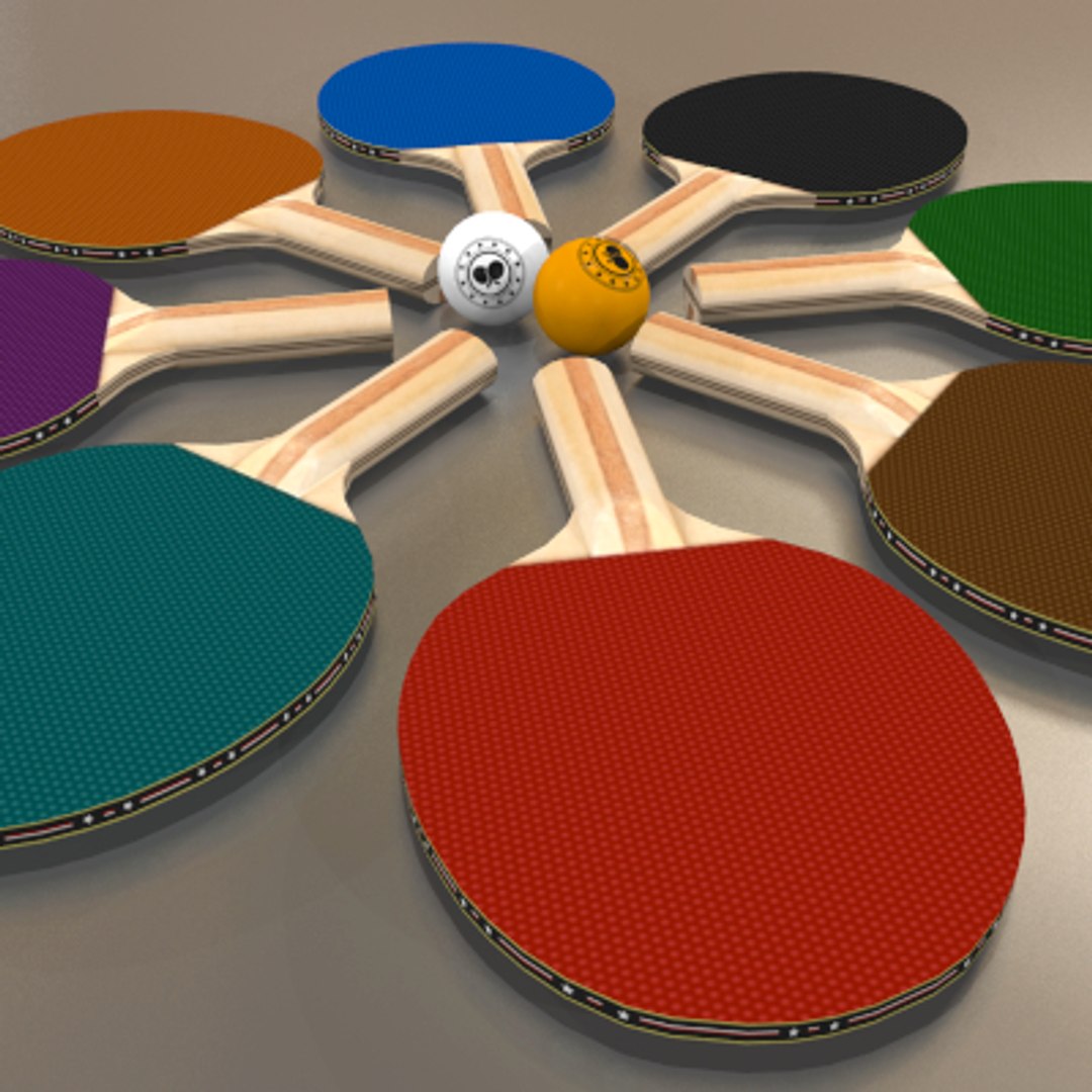 Table Tennis 3d Model