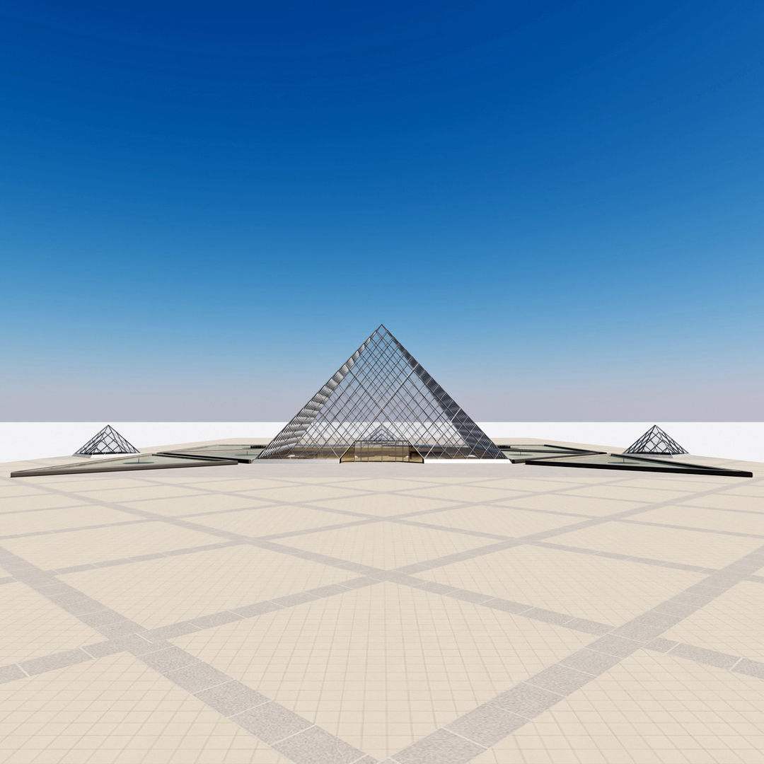 Louvre Gallery 3d Model