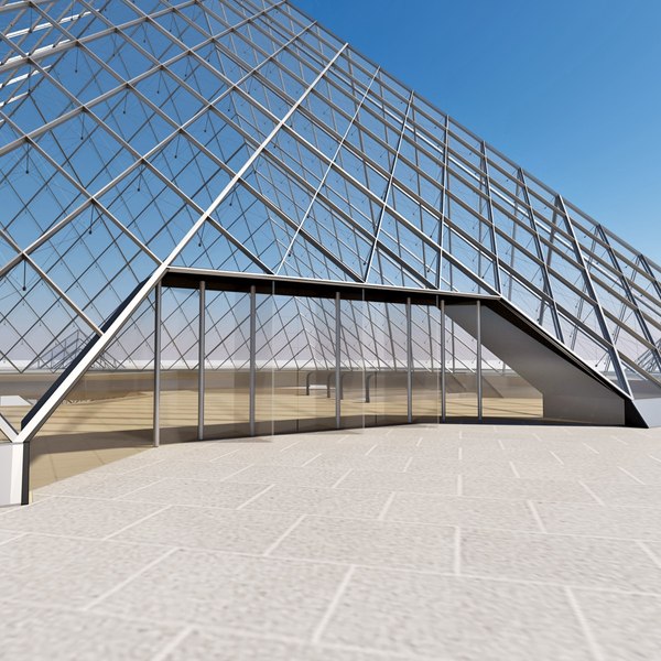 louvre gallery 3d model