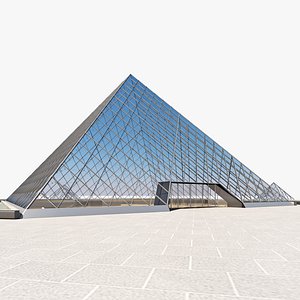 3D Louvre-Pyramid Models | TurboSquid