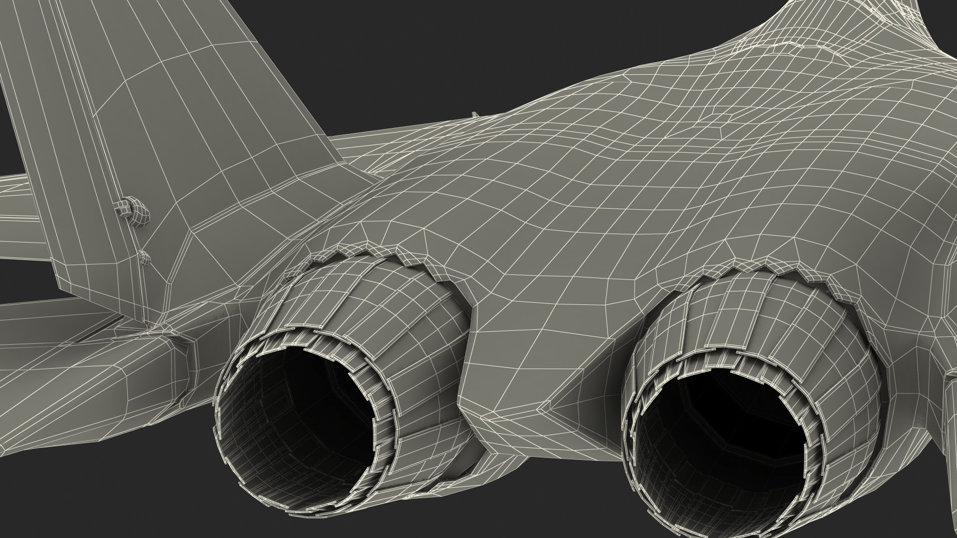 3D Multirole Jet Fighter Exterior Only Model - TurboSquid 1739613