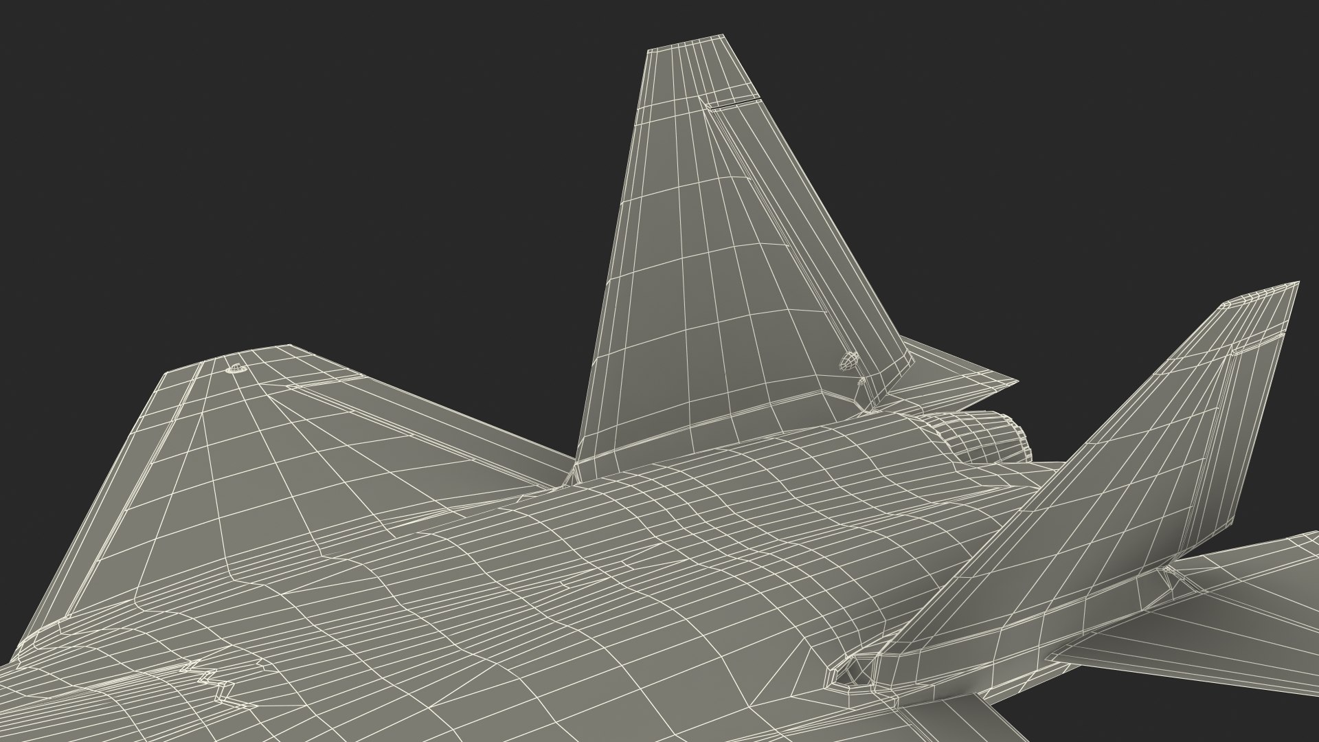 3D Multirole Jet Fighter Exterior Only Model - TurboSquid 1739613