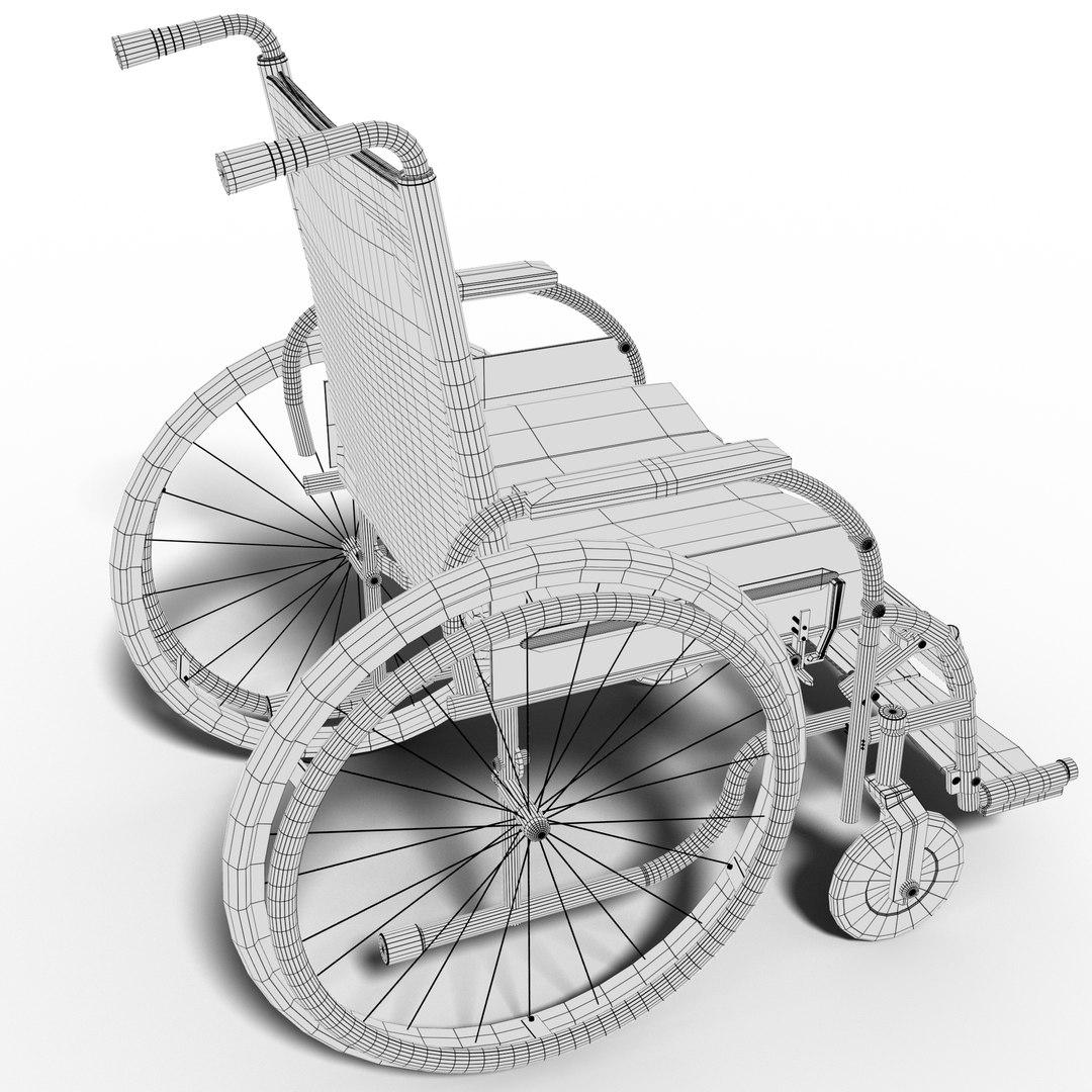Wheel Chair 3D Model - TurboSquid 2064170