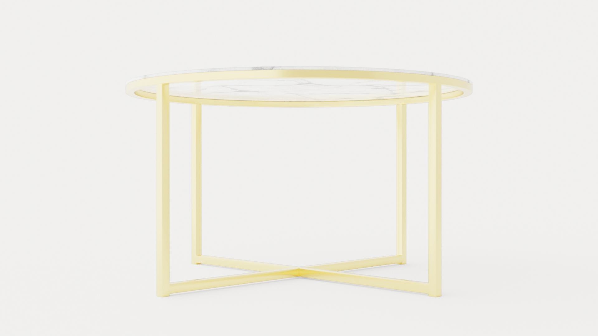 3D Nelly Coffee Table 80 Cm Around - TurboSquid 2233426